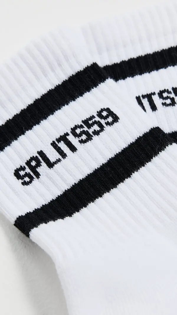 Splits59 Logo Stripe Quarter Socks