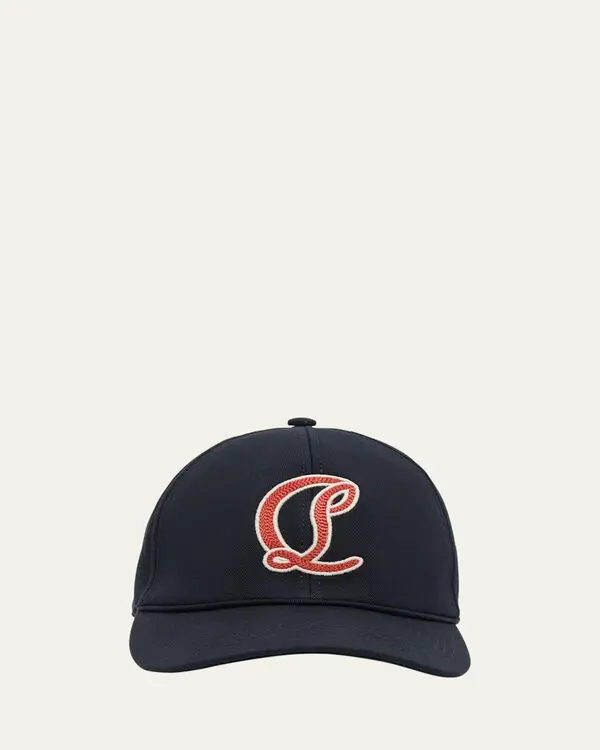 CHRISTIAN LOUBOUTIN Mooncrest Baseball Cap - Navy