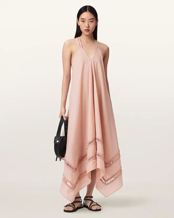 ALLSAINTS Lil Midi Dress - Pink