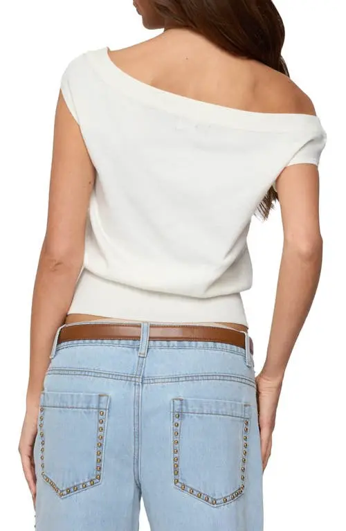 EDIKTED One-shoulder Top - White