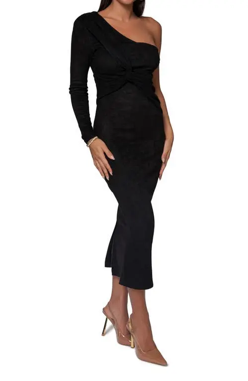 black suede midi dress River Island - Midi Dress - Women - Polyester/Spandex - 4 US