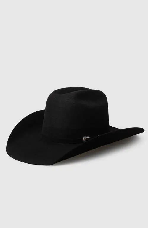 MANELA Bison 4x Premier Cowboy Hat - Black