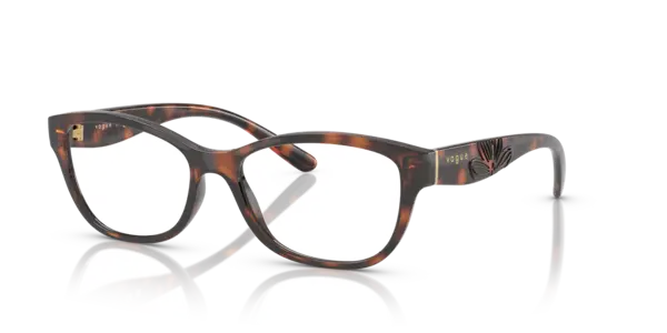 VOGUE EYEWEAR Full Rim Eyeglasses - Total Dark Havana
