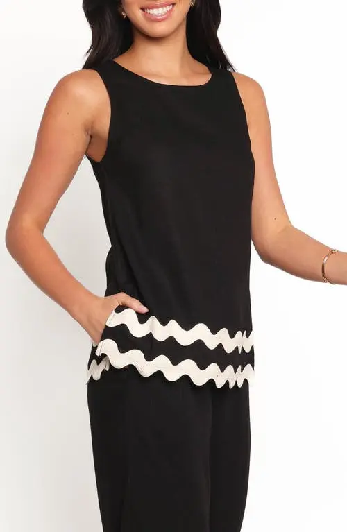 PETAL & PUP Embroidered Sleeveless Top