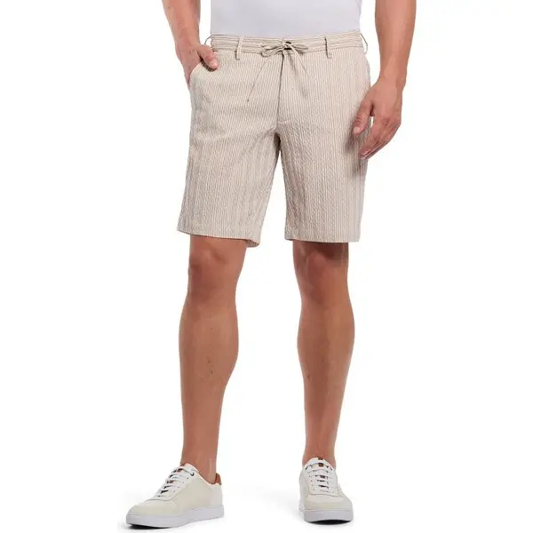 Robert Graham Fornillo Woven Drawstring Shorts - Khaki