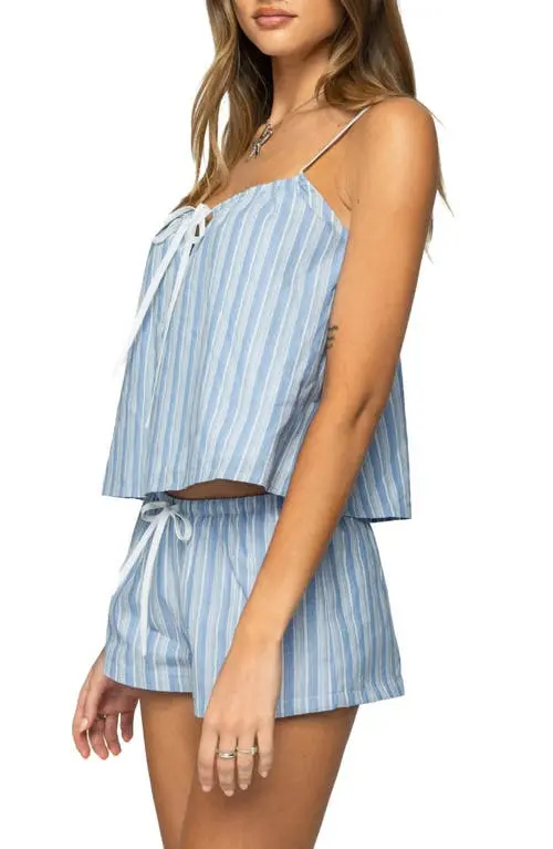 EDIKTED Striped Cotton Camisole