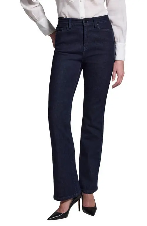 NIC+ZOE Breakaway Ribbon Trim Bootcut Jeans - Night