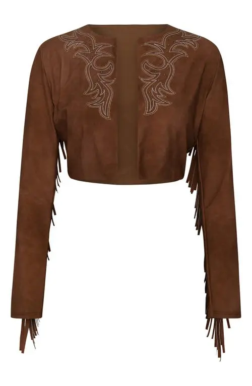 L'Agence Adeline Bolero Crop Jacket