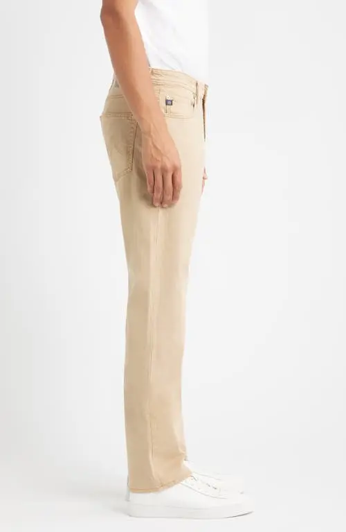 Ag Protégé Italian Light Bedford Straight Leg Pants - Light Truffle