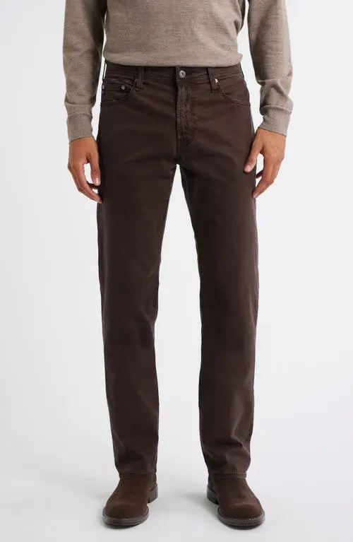 Ag Protégé Italian Light Bedford Straight Leg Pants - Sulfur Bitter Chocolate