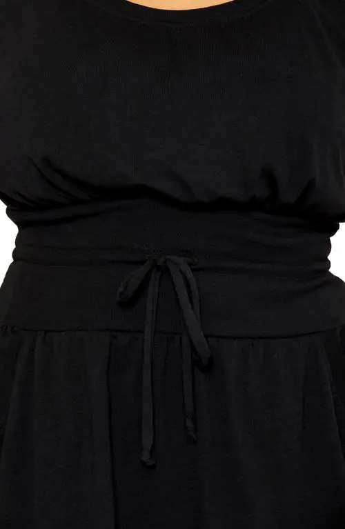 BECCA By Rebecca Virtue Beach Date Tie Waist Cover-up Minidress