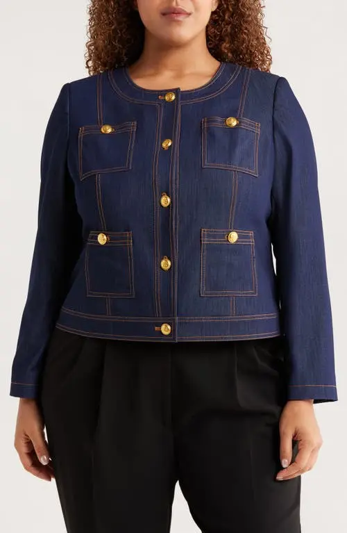 TAHARI ASL Cropped Jacket