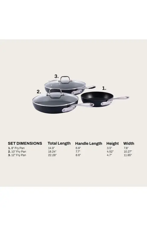 ALL-CLAD Ha1 Expert Hard Anodized Nonstick 5-piece Cookware Set