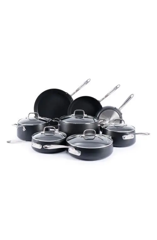 ALL-CLAD Ha1 Expert Hard Anodized Nonstick 13-piece Cookware Set - Black