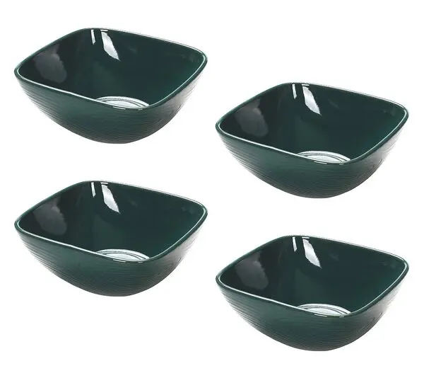 TEMP-TATIONS As Is Woodland Set Of 24oz Cereal Bowl Set - One-color