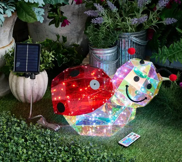 JENNINGS As Is Solar Holographic Garden Friend W/remote - One-color