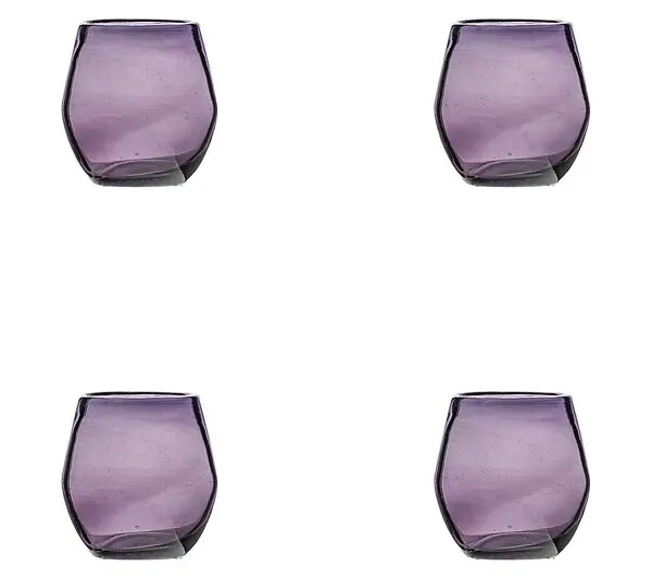 10 STRAWBERRY STREET Morado Mexican Glassware, Temless Wine - One-color
