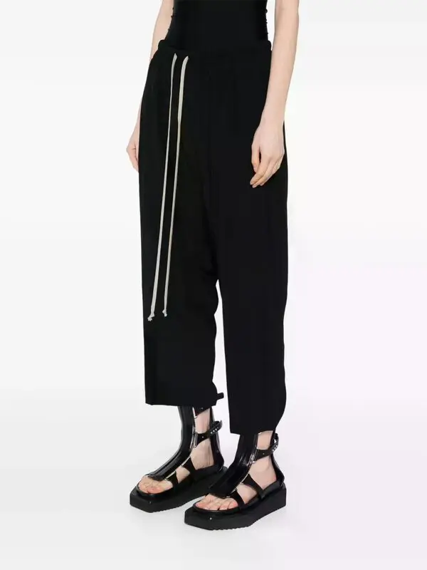 Rick Owens Drawstring Cropped Trousers