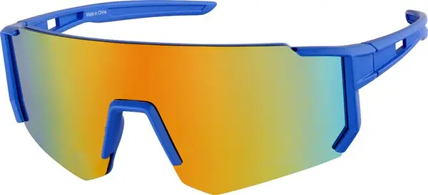 Zenni Oval Full Rim Sunglasses - Blue