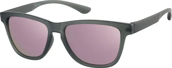 Zenni Oval Sunglasses With Full Rim Frame - Gray