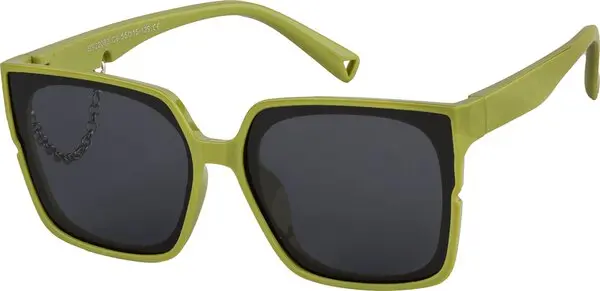 Zenni Oval Full Rim Sunglasses - Green