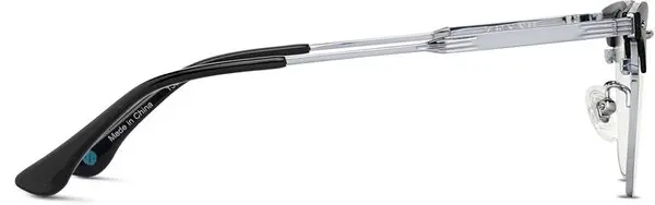 Zenni Vintage Browline Eyeglasses - Black