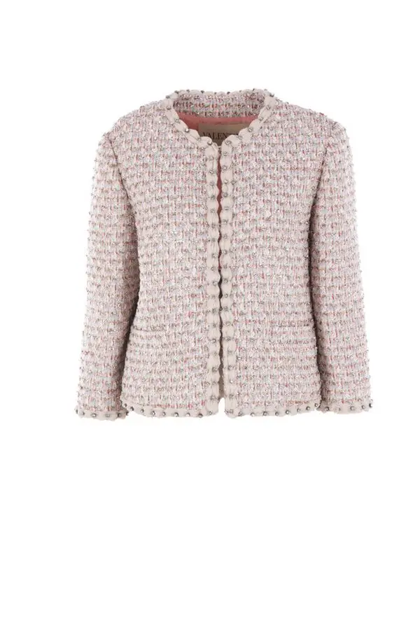 Valentino Garavani Ribbon Tweed Jacket - Multicolour