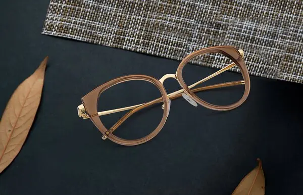 Zenni Cat-eye Full Rim Frame - Amber