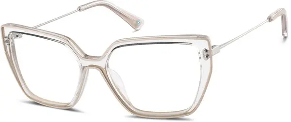 Zenni Cat-eye Full Rim Frame - Cream