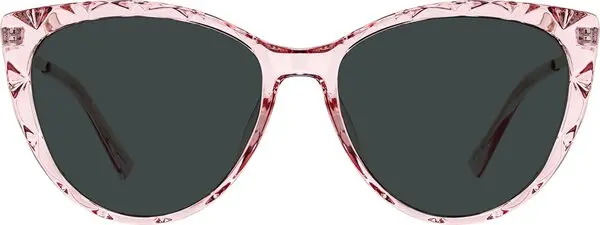 Zenni Vintage Cat-eye Full Rim Eyeglasses - Pink