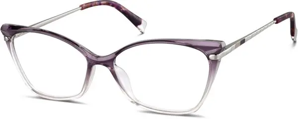Zenni Cat-eye Full Rim Frame - Purple