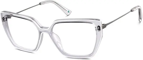 Zenni Vintage Cat-eye Full Rim Frame - White