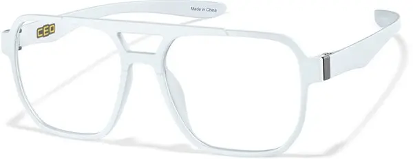 Zenni Retro Aviator Eyeglasses - White