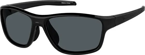 Zenni Rectangle Full Rim Sunglasses - Black
