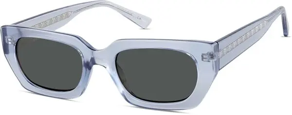 Zenni Geometric Full Rim Sunglasses - Blue