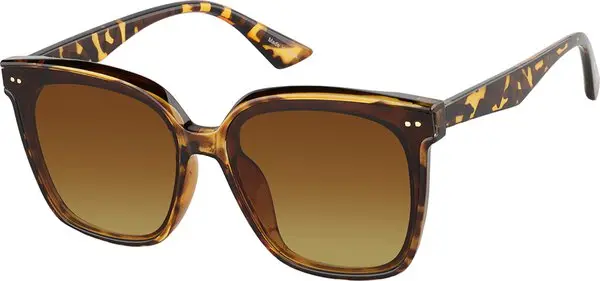 Zenni Sunglasses Plastic Full Rim Frame - Tortoiseshell