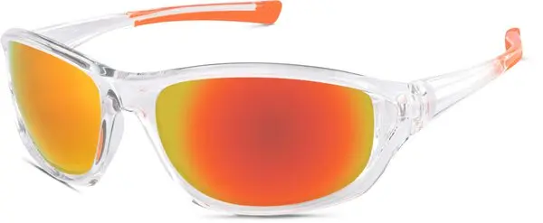 Zenni Sporty Full Rim Sunglasses - Clear