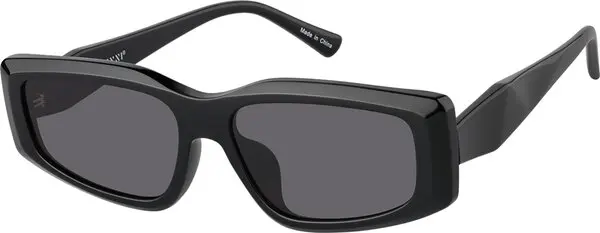 Zenni Rectangle Full Rim Sunglasses - Black