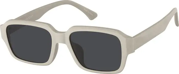 Zenni Rectangle Full Rim Sunglasses - Cream