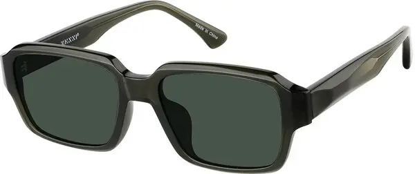 Zenni Rectangle Full Rim Sunglasses - Green