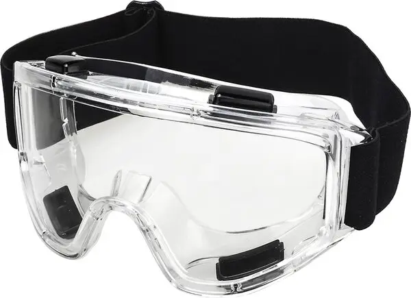 Zenni Protective Goggles With Adjustable Strap - Translucent