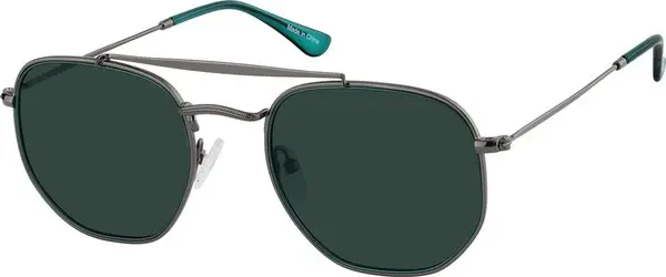 Zenni Aviator Full Rim Sunglasses - Gray