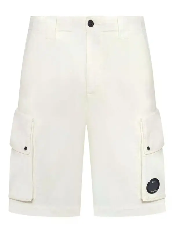 C.P. COMPANY Cargo Pocket Shorts - White