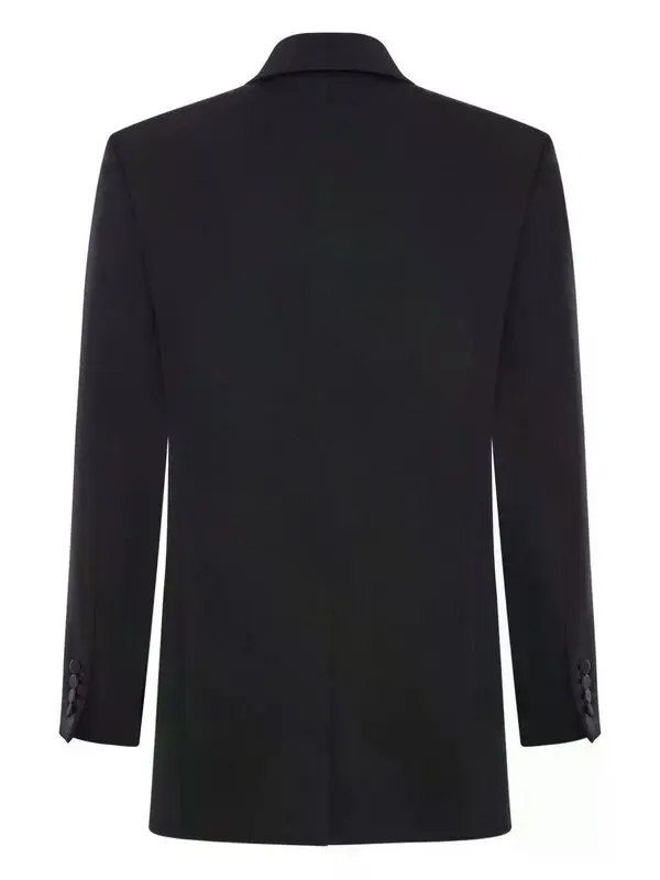 Saint Laurent Double-breasted Peak Lapel Blazer