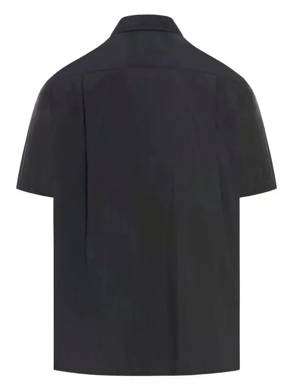Sacai Short-sleeve Button-up Shirt - Black