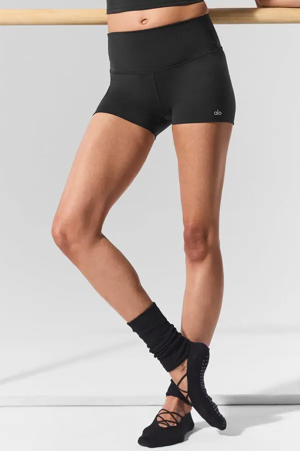 Alo Yoga 3" Softsculpt High-waist Precision Short - Black