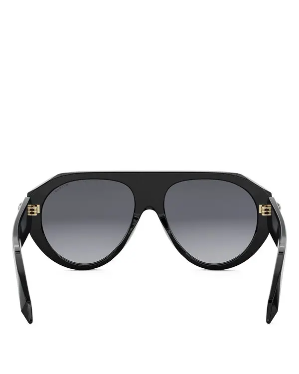 BVLGARI Serpenti Forever Pilot Sunglasses - Black/smoke