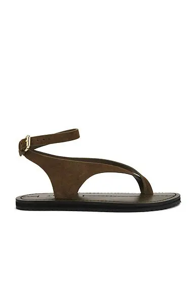 A.emery Millar Suede Ankle Strap Sandal - Hazel Suede