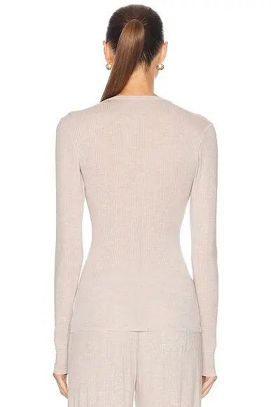 NEGATIVE UNDERWEAR Whipped Henley - Sand