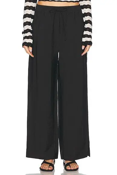 HOUSE OF DAGMAR Wide Leg Drawstring Pants
